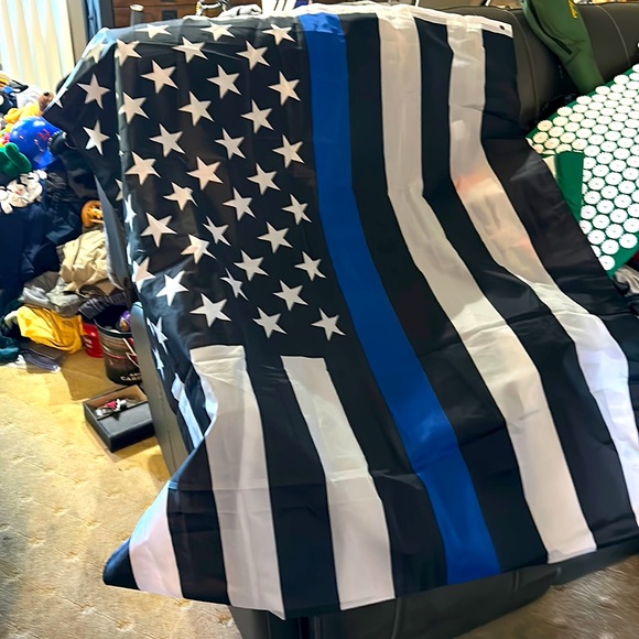 Accessories | Nip Black Blue American Flag | Poshmark